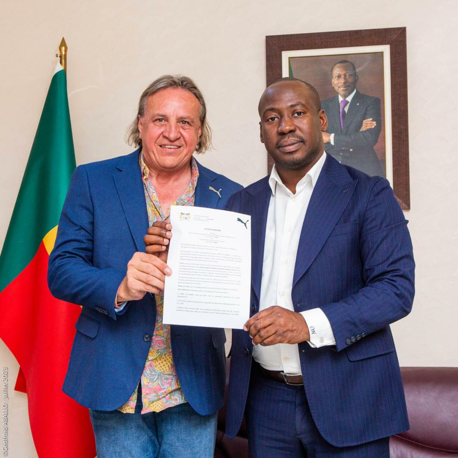 Nouvel équipementier du Bénin : Une convention avec PUMA International ...